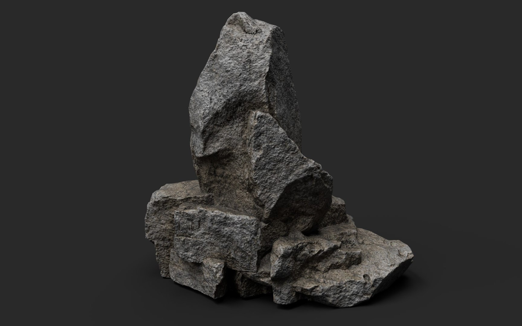 Rock 22-7 3D - TurboSquid 1939523