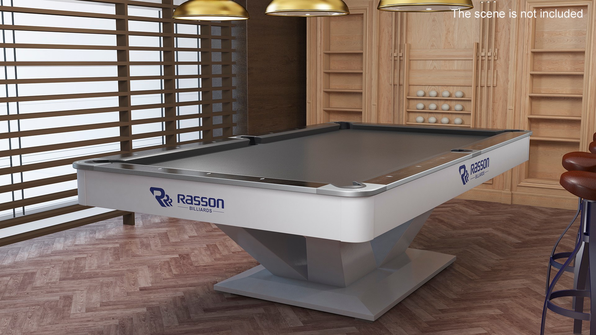 Professional Pool Table Rasson Black 3D Model - TurboSquid 2188793
