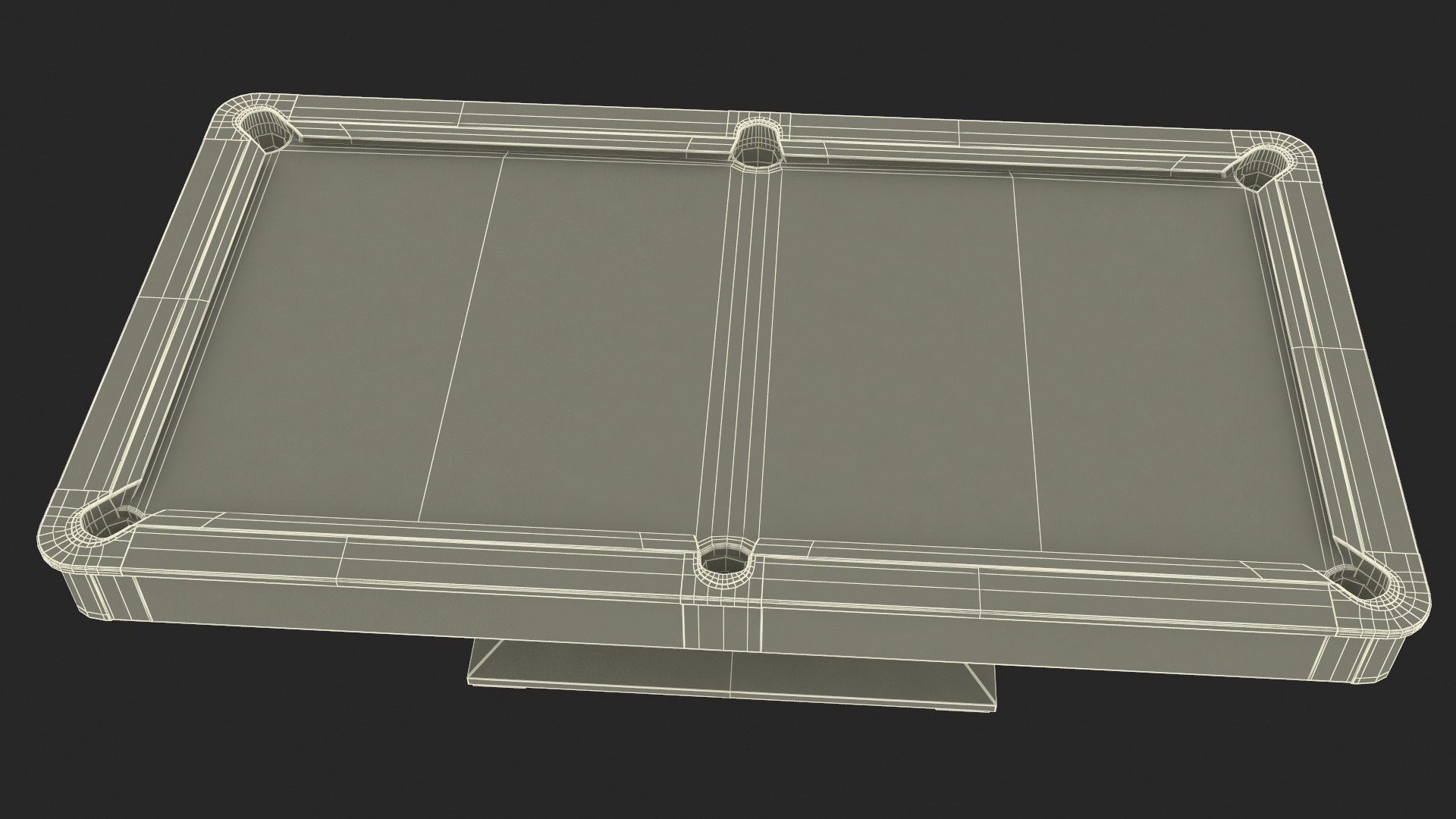 Professional Pool Table Rasson Black 3D Model - TurboSquid 2188793