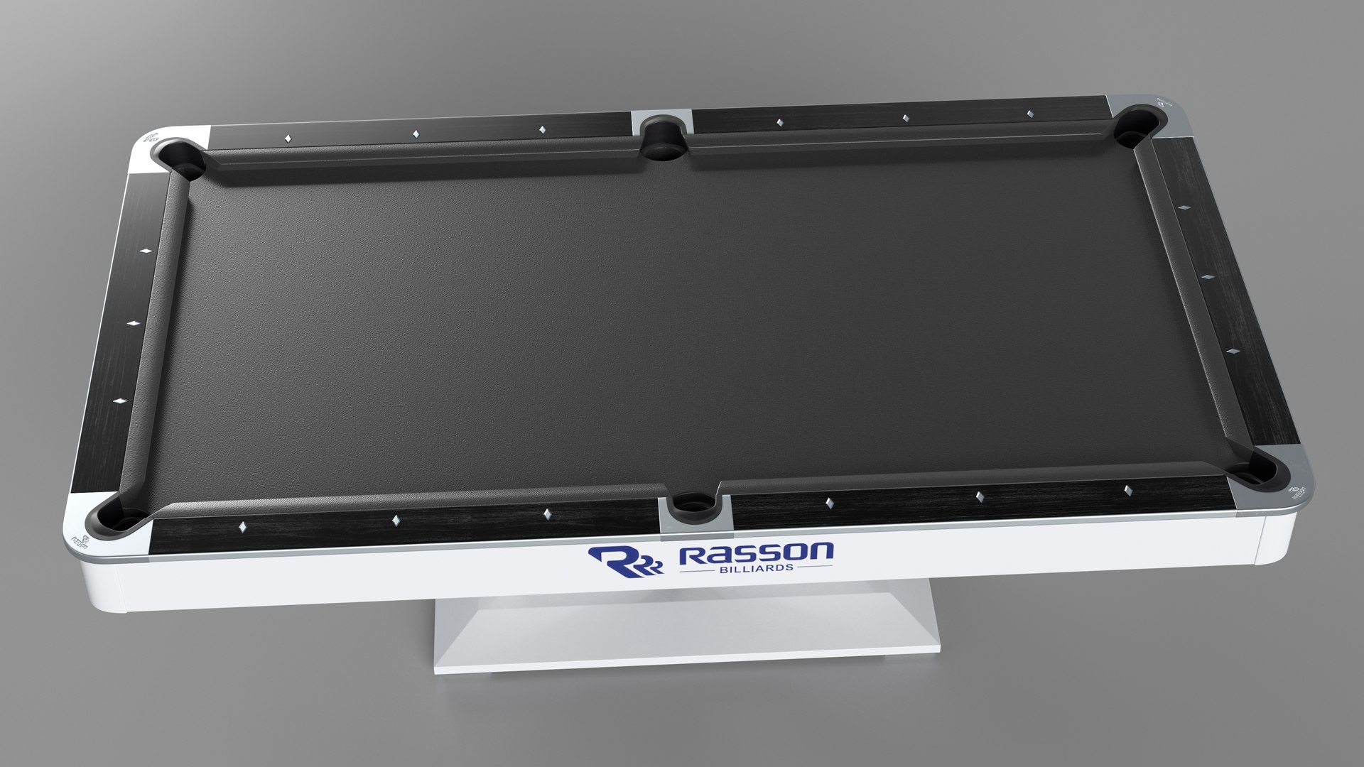 Professional Pool Table Rasson Black 3D Model - TurboSquid 2188793