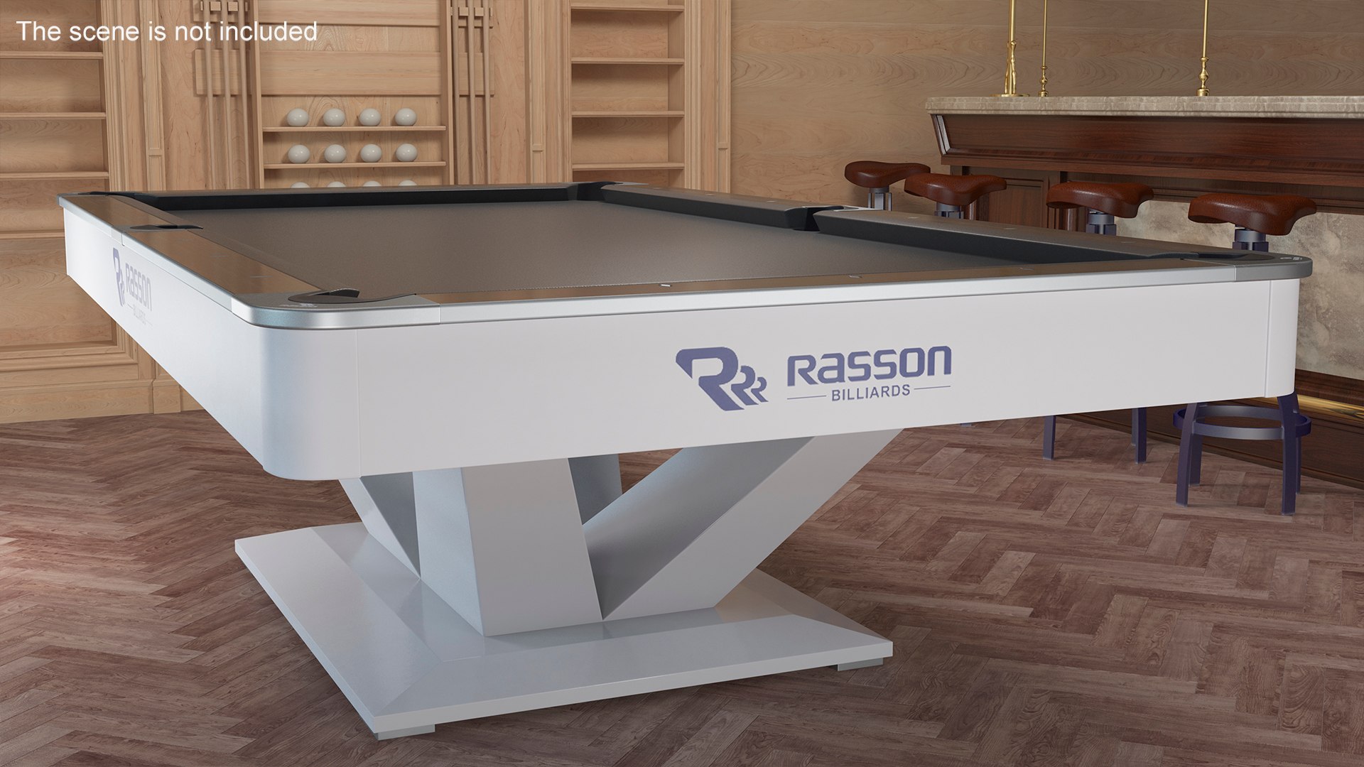 Professional Pool Table Rasson Black 3D Model - TurboSquid 2188793