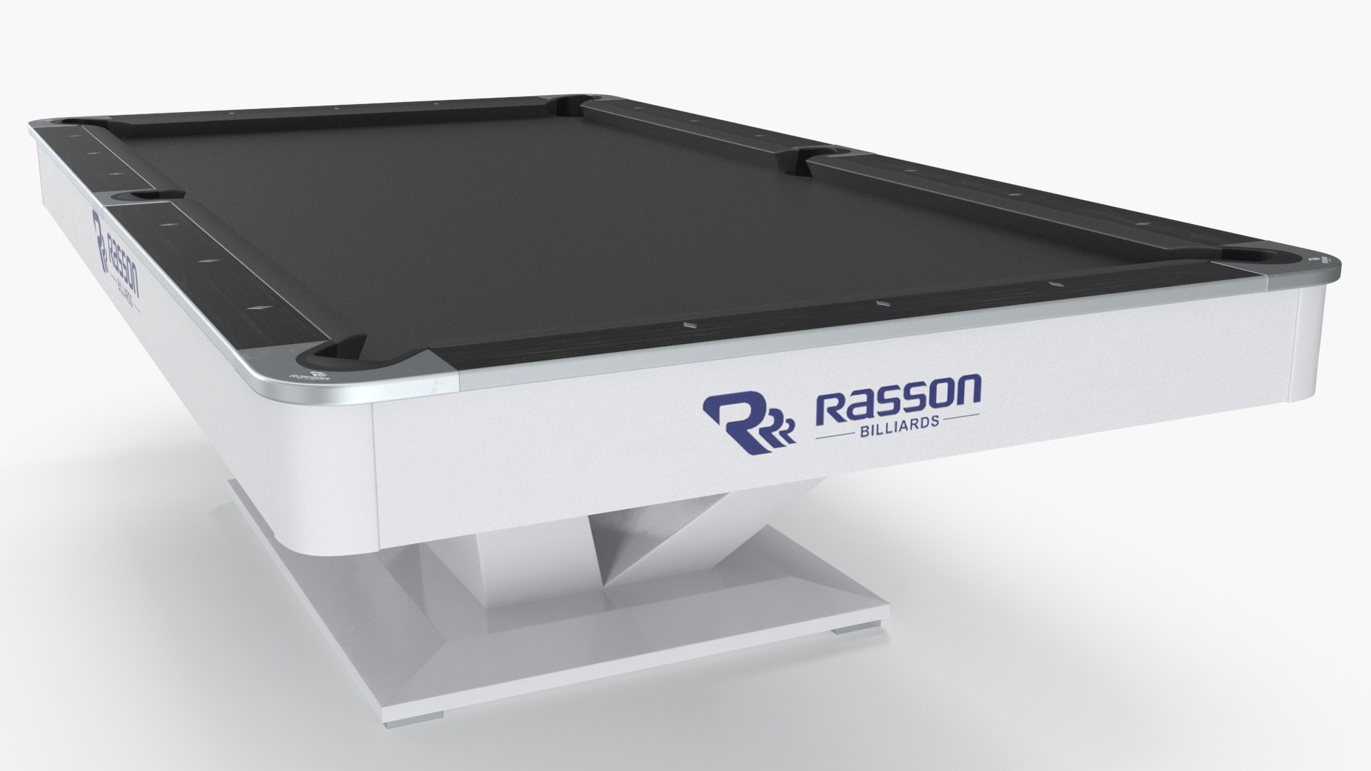 Professional Pool Table Rasson Black 3D Model - TurboSquid 2188793