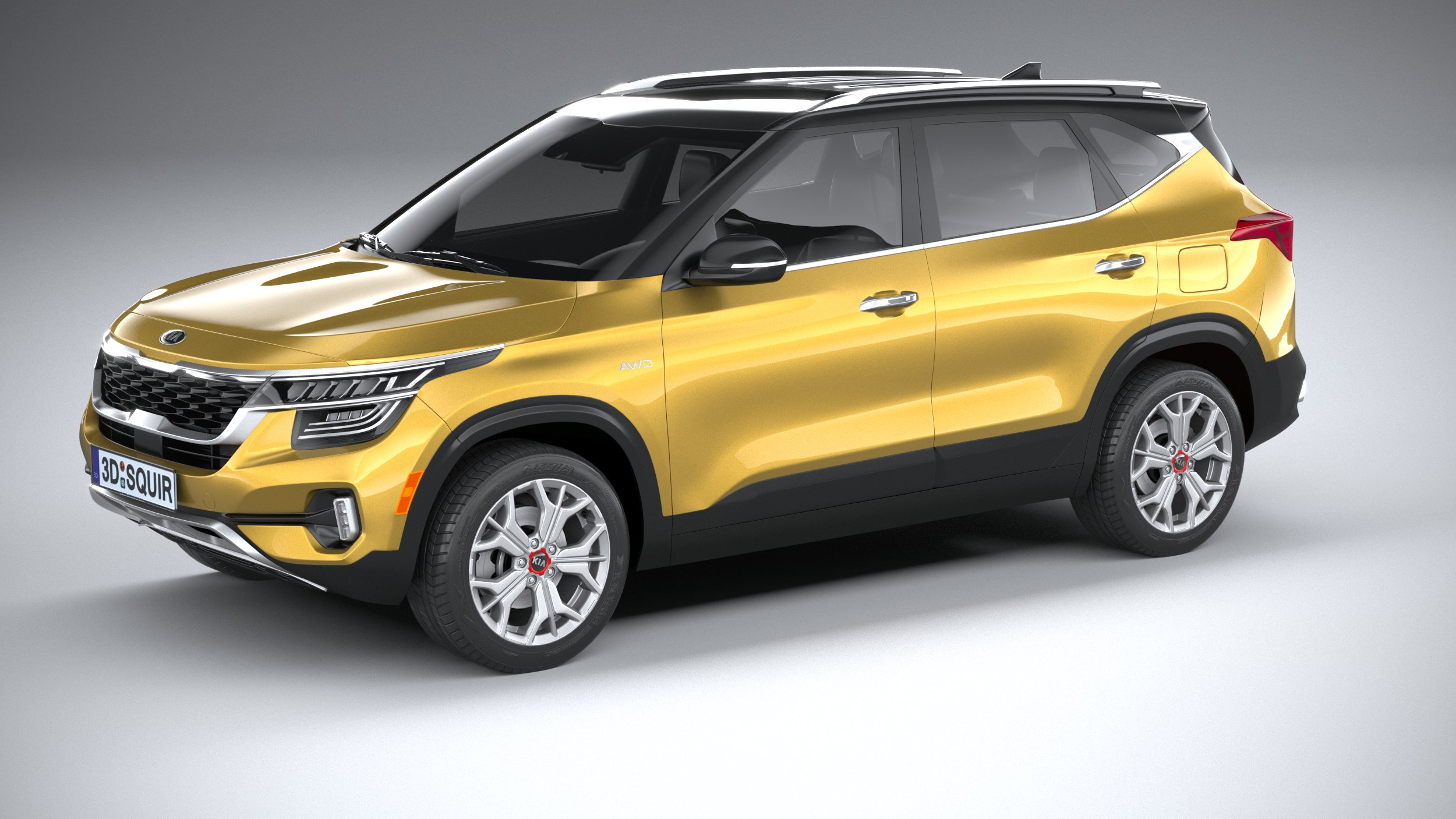 기아 셀 토스 2021 3D 모델 - TurboSquid 1513541