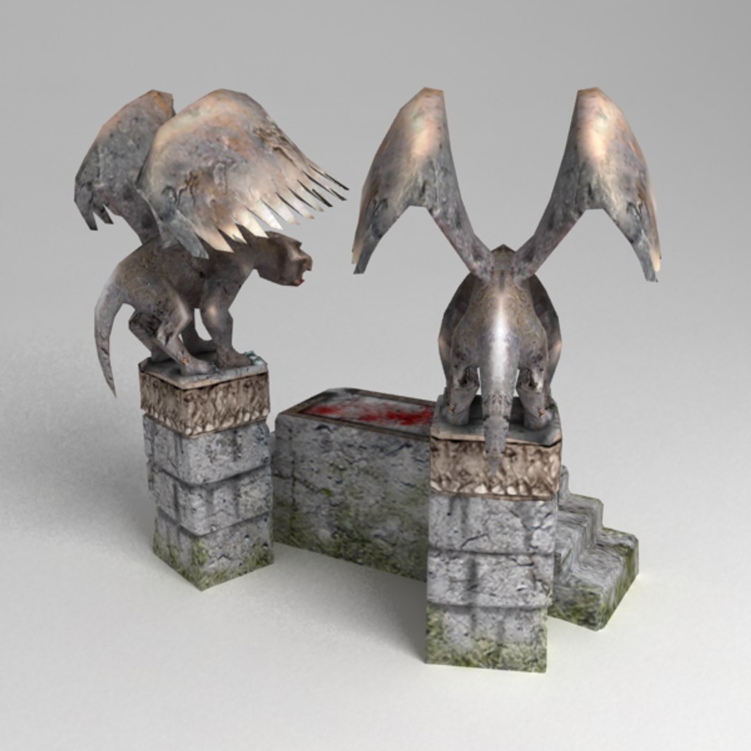 3d Demonic Altar Model