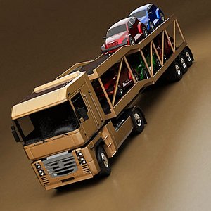 Car Carrier Truck 3D Models for Download | TurboSquid