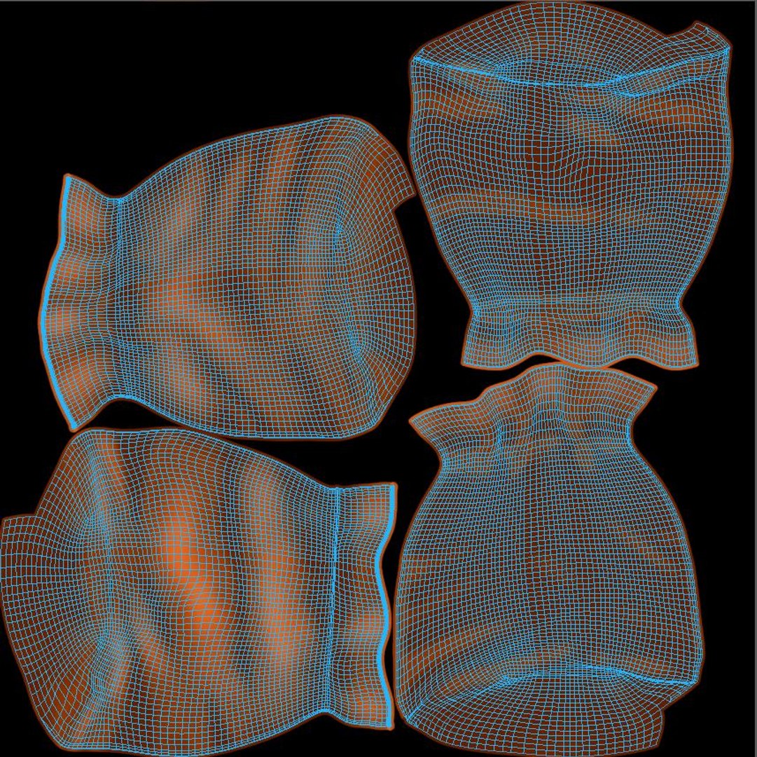 3D Gold Coin Bag - TurboSquid 2252109