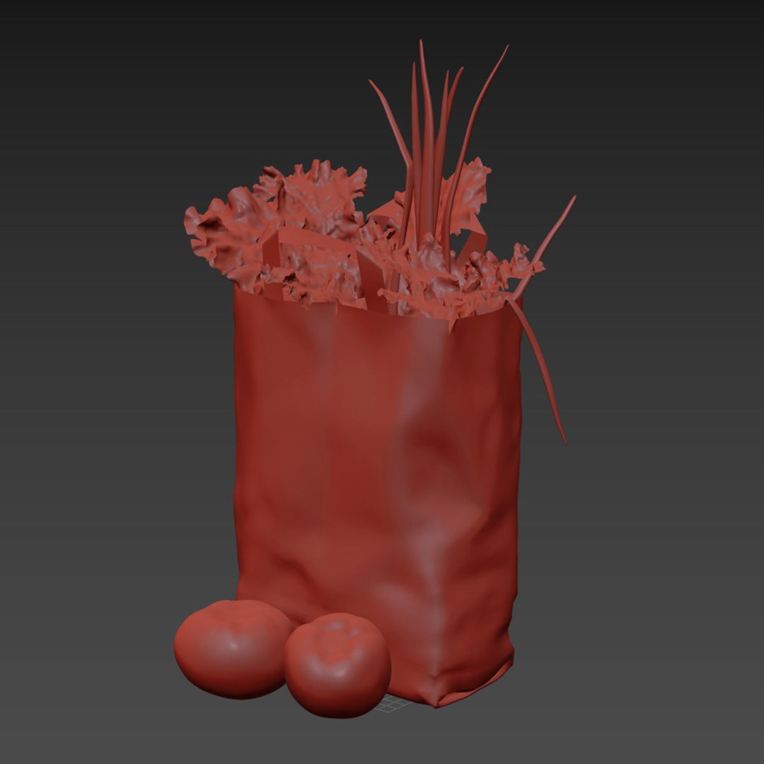 Vegetables Paper Model - TurboSquid 1333100