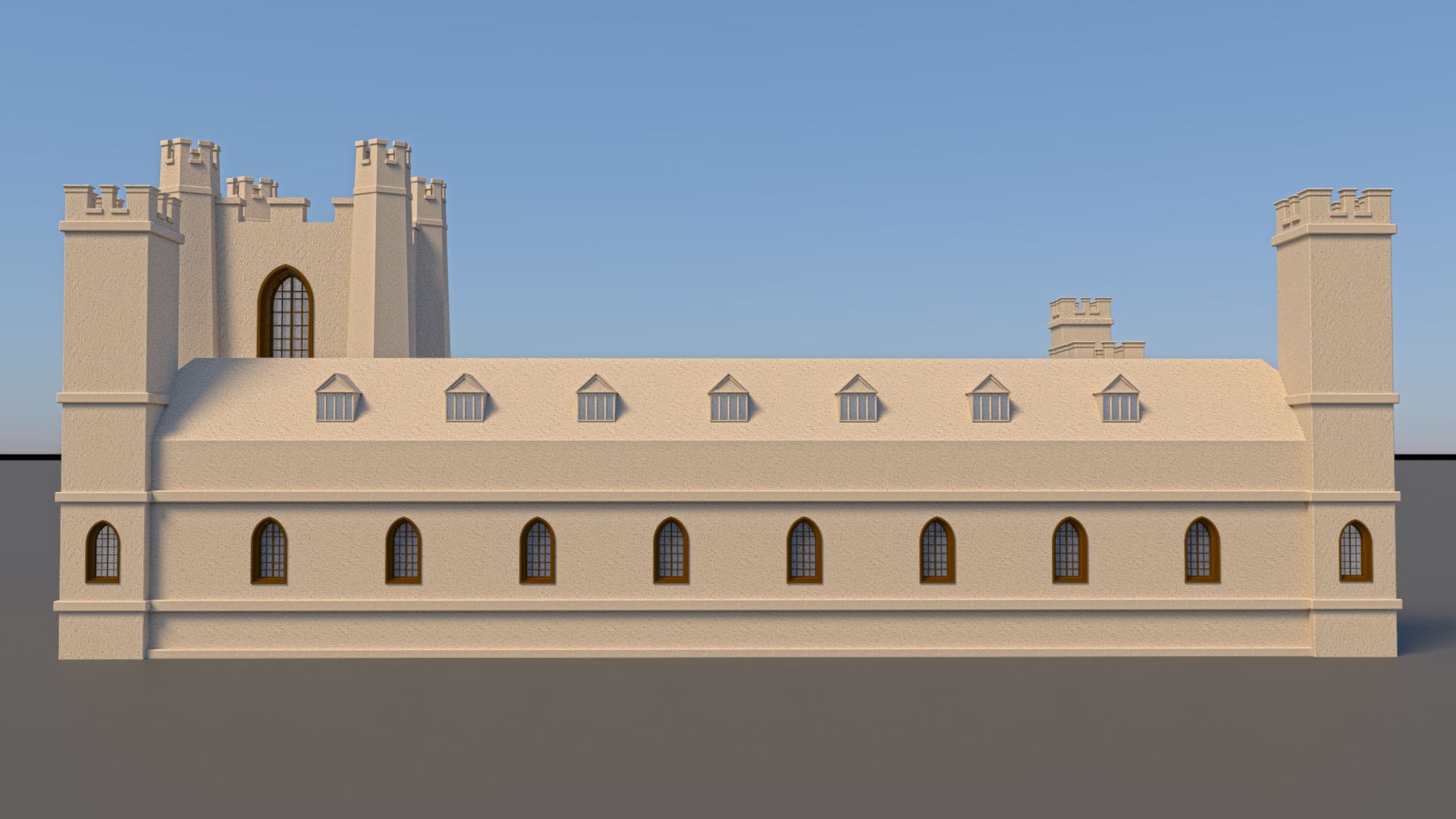 3D old court - TurboSquid 1342590