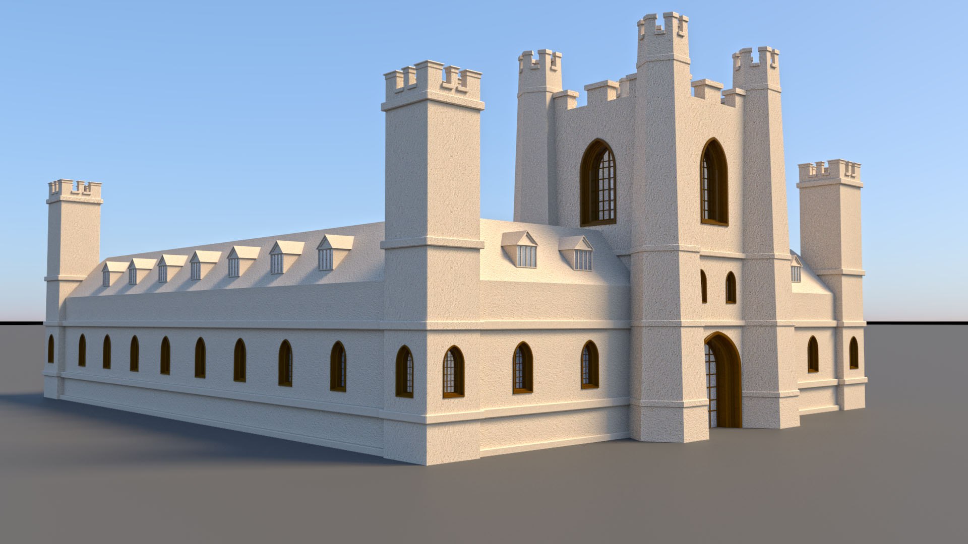 3D old court - TurboSquid 1342590