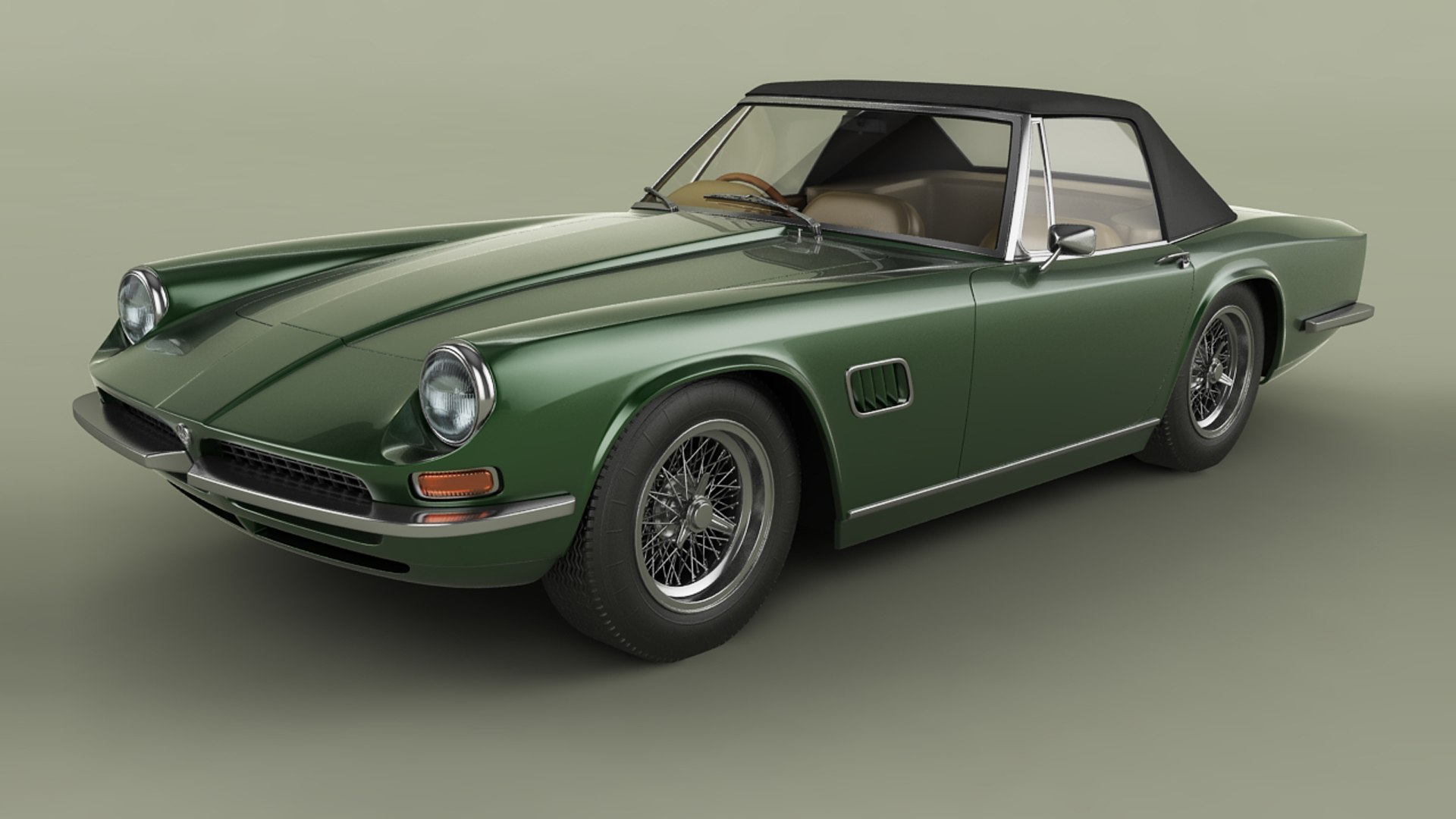 AC 428 Cabrio 3D Model - TurboSquid 2106242