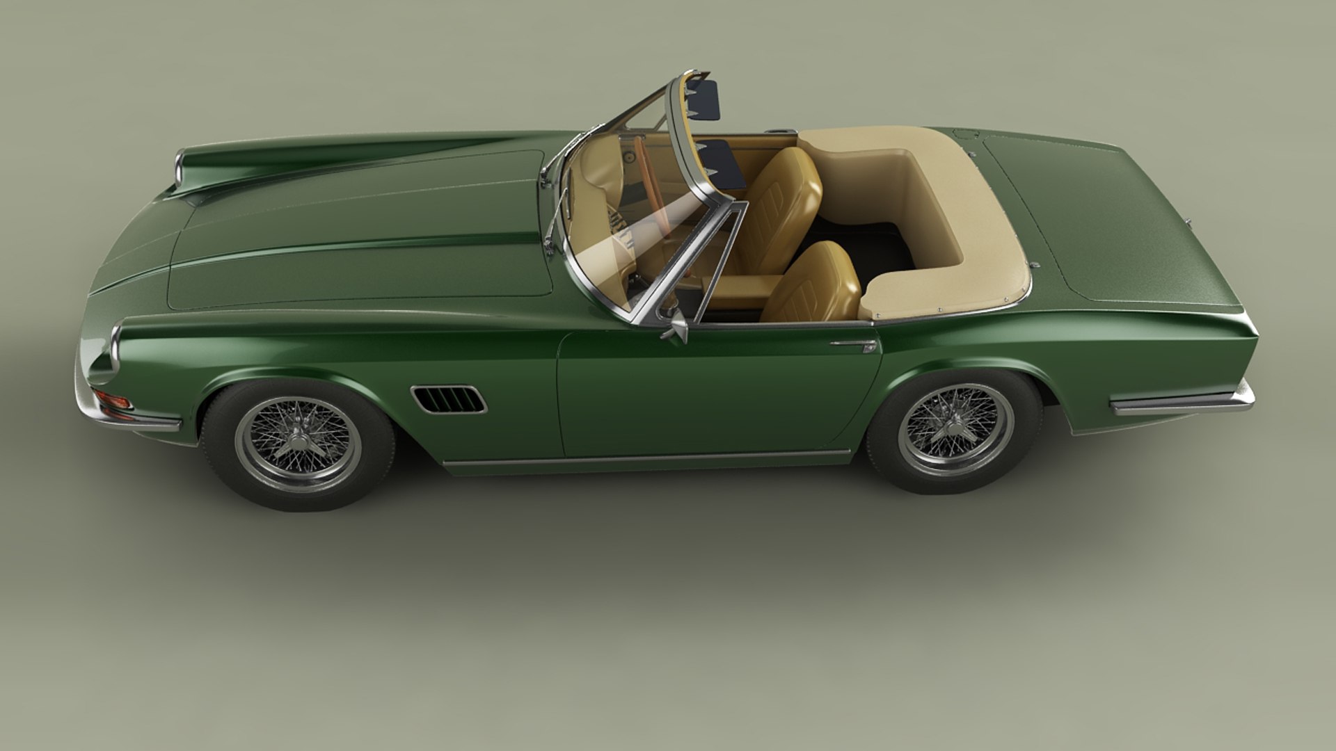 AC 428 Cabrio 3D Model - TurboSquid 2106242
