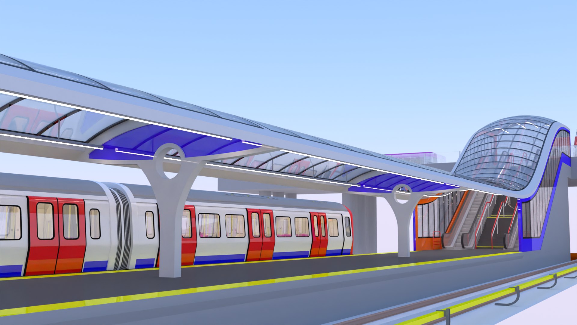 3D London Metro Stations VII - TurboSquid 2309781