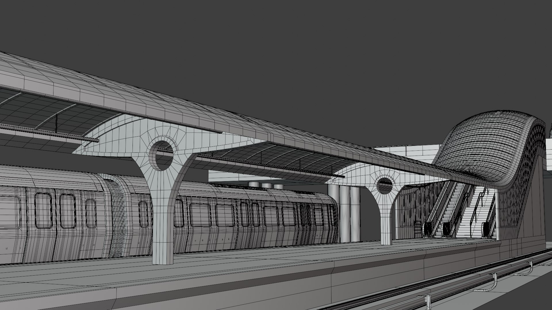 3D London Metro Stations VII - TurboSquid 2309781