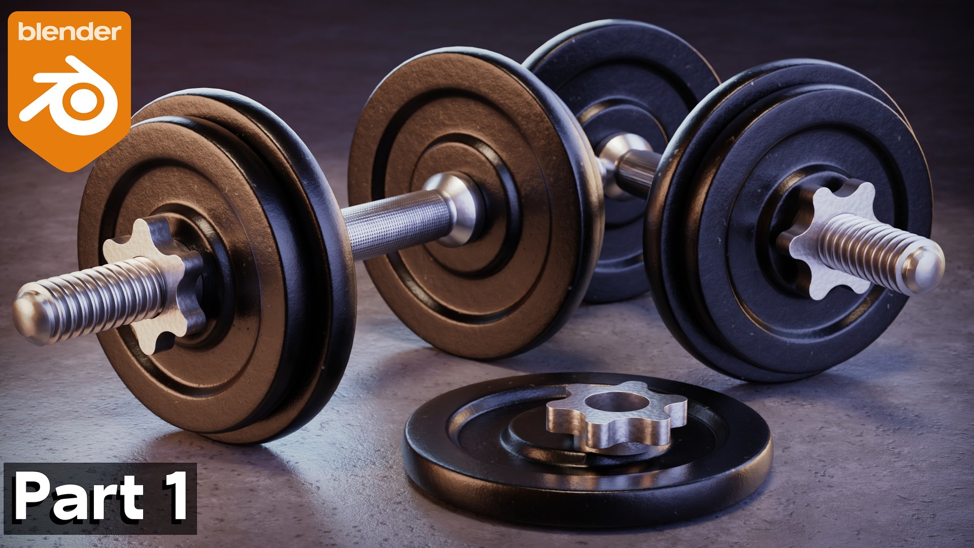 Dumbbell Weights 3D Model - TurboSquid 1969053
