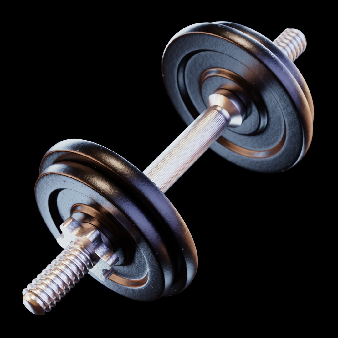 Dumbbell Weights 3D Model - TurboSquid 1969053