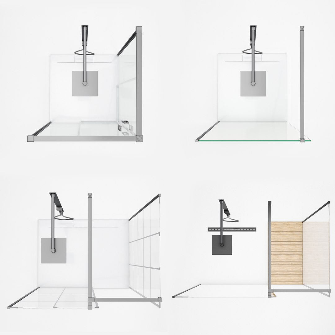 3D Radaway Shower Set 46 Model - TurboSquid 1433427