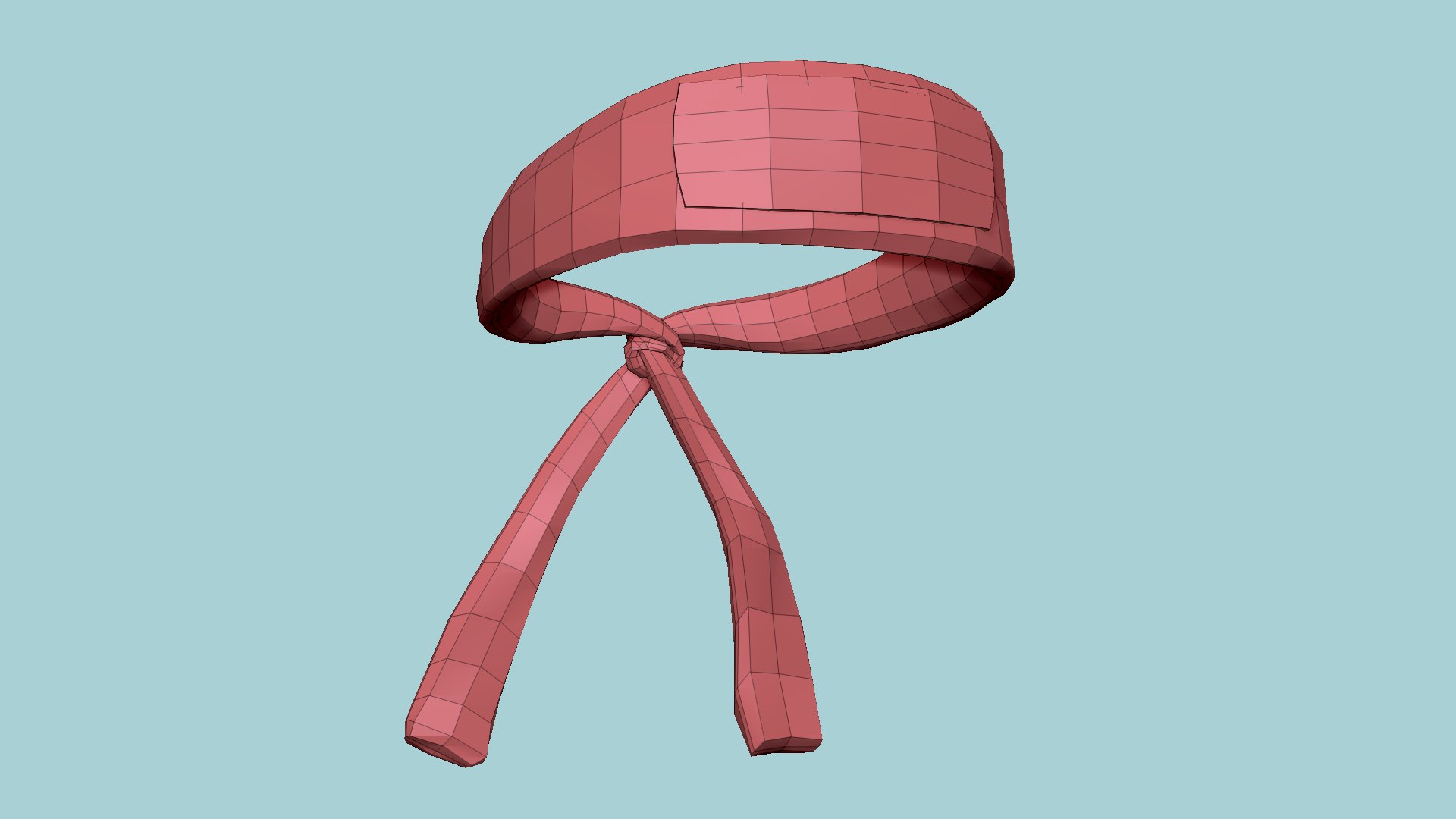 Naruto Bandana 14 Rock Renegade - Character Design Fashion 3D model ...