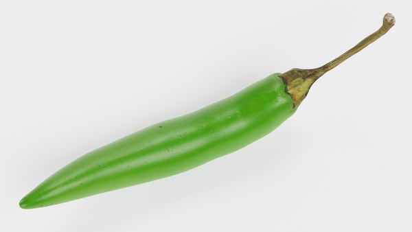 Grüne Chilischote 3D-Modell - TurboSquid 1793952