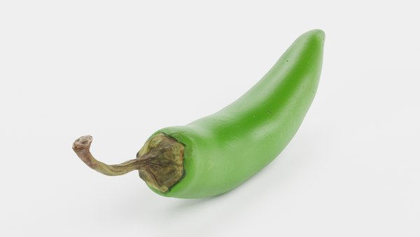 Grüne Chilischote 3D-Modell - TurboSquid 1793952