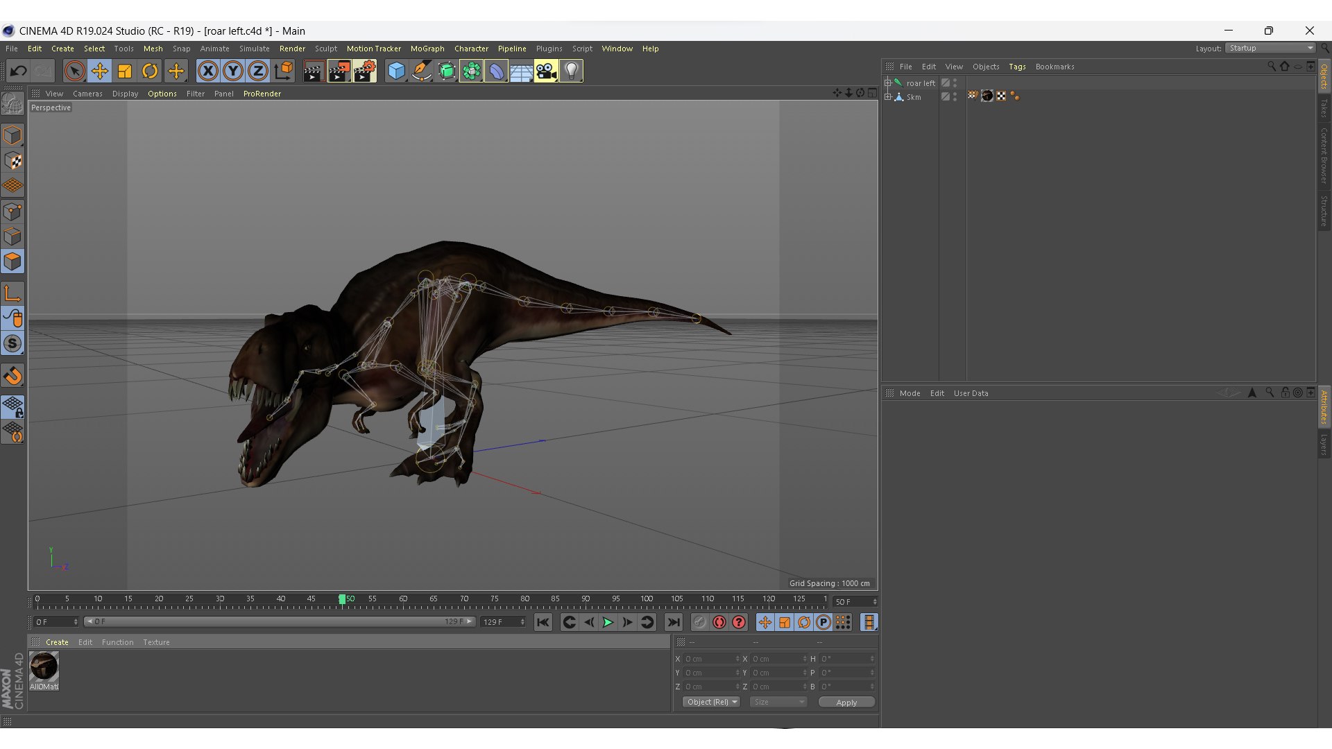 3D T Rex Scarface Rigged For Cinema 4D 80 Animated Model - TurboSquid 2286097