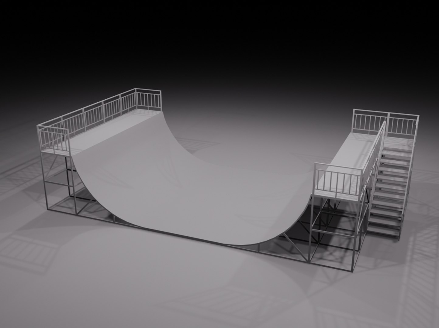 Skate Ramp 3d Model