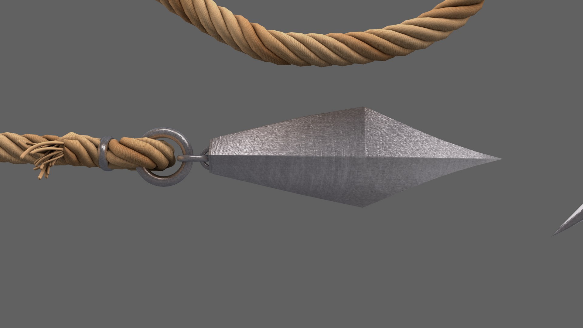 Kusarigama 3D Model - TurboSquid 1698476