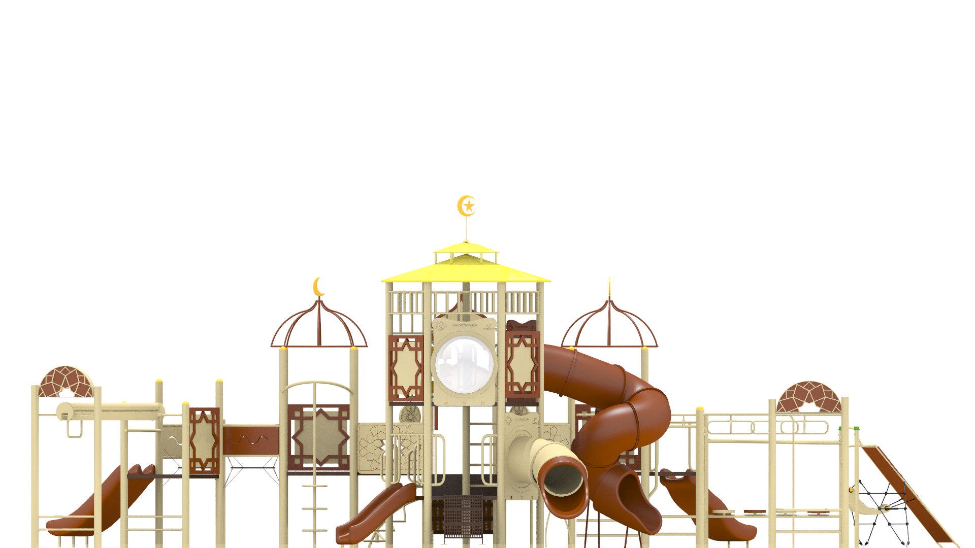 3D Islamic Mosque Playground - TurboSquid 1779214