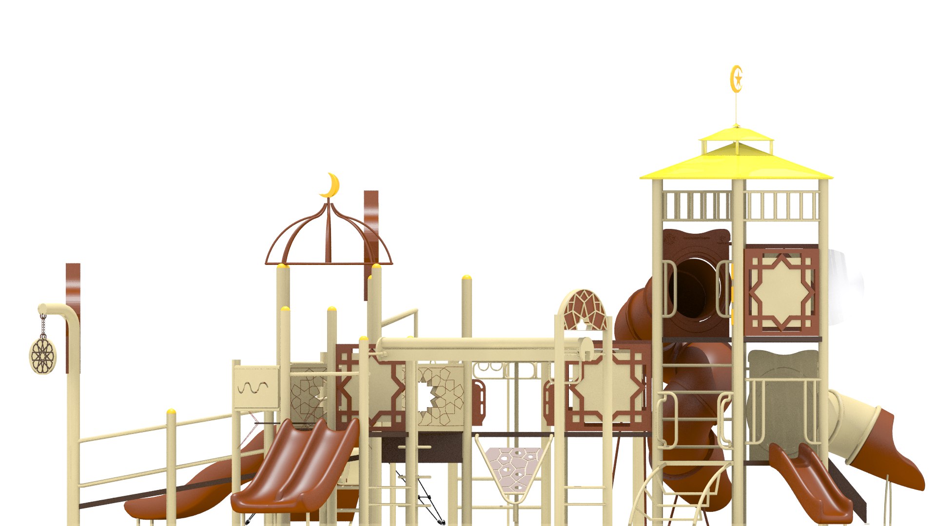 3D Islamic Mosque Playground - TurboSquid 1779214