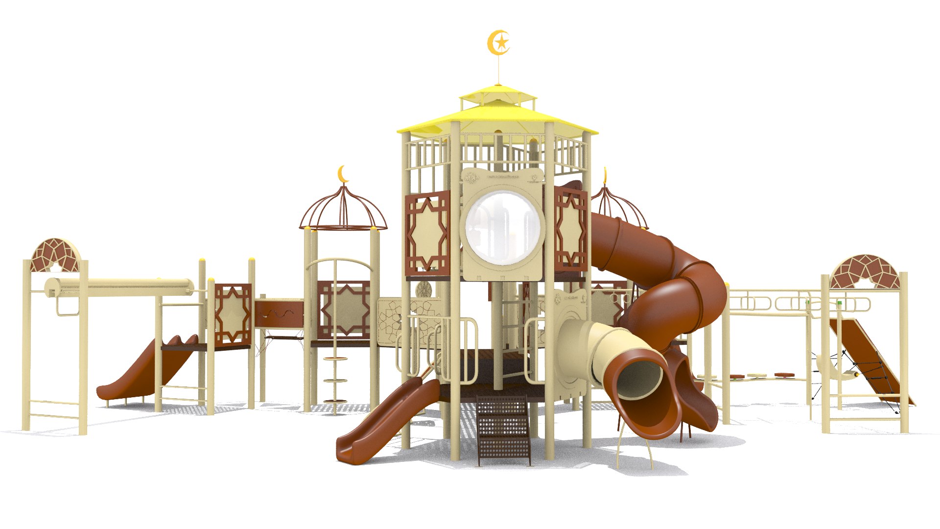 3D Islamic Mosque Playground - TurboSquid 1779214