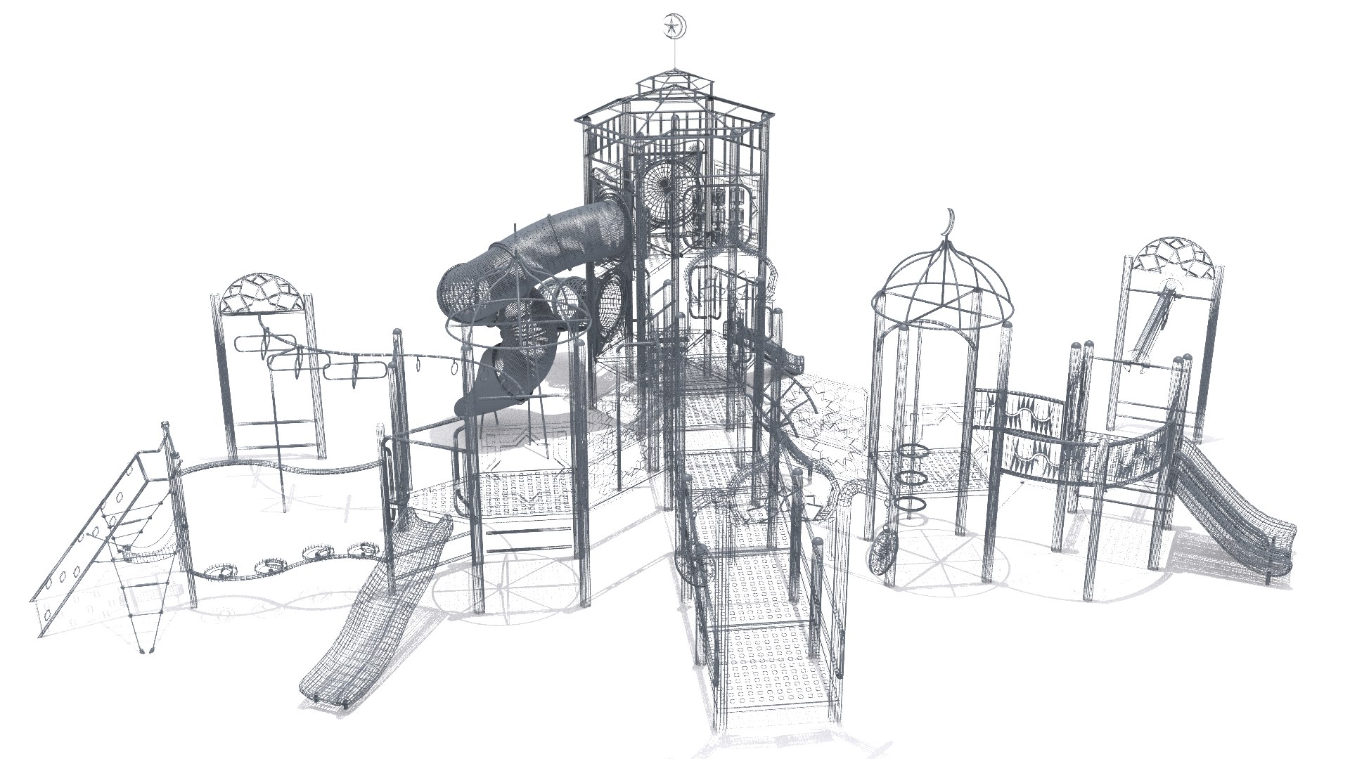 3D Islamic Mosque Playground - TurboSquid 1779214