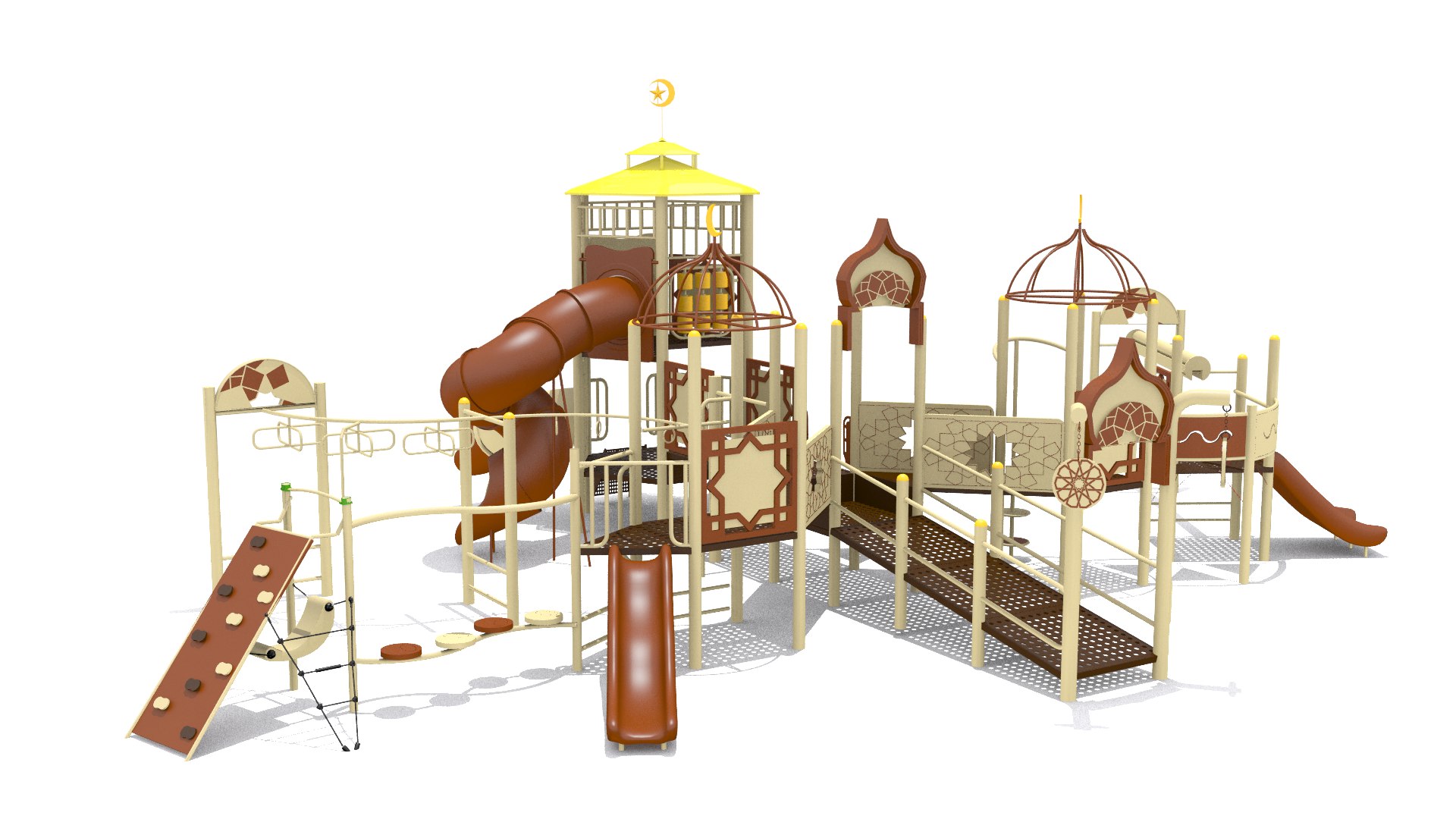 3D Islamic Mosque Playground - TurboSquid 1779214