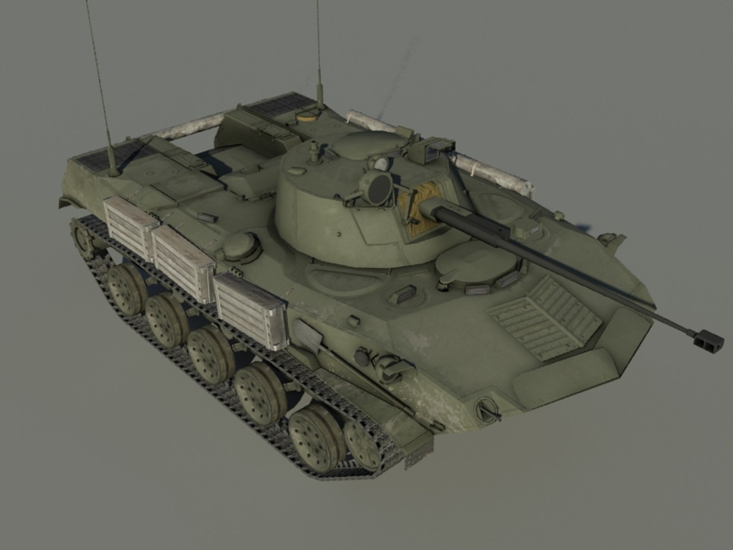 3d Model Bmd-2 Soviet Vehicle