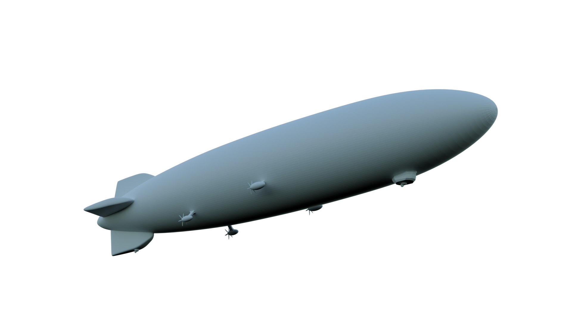 3D Zeppelin-airship Model - TurboSquid 2023055