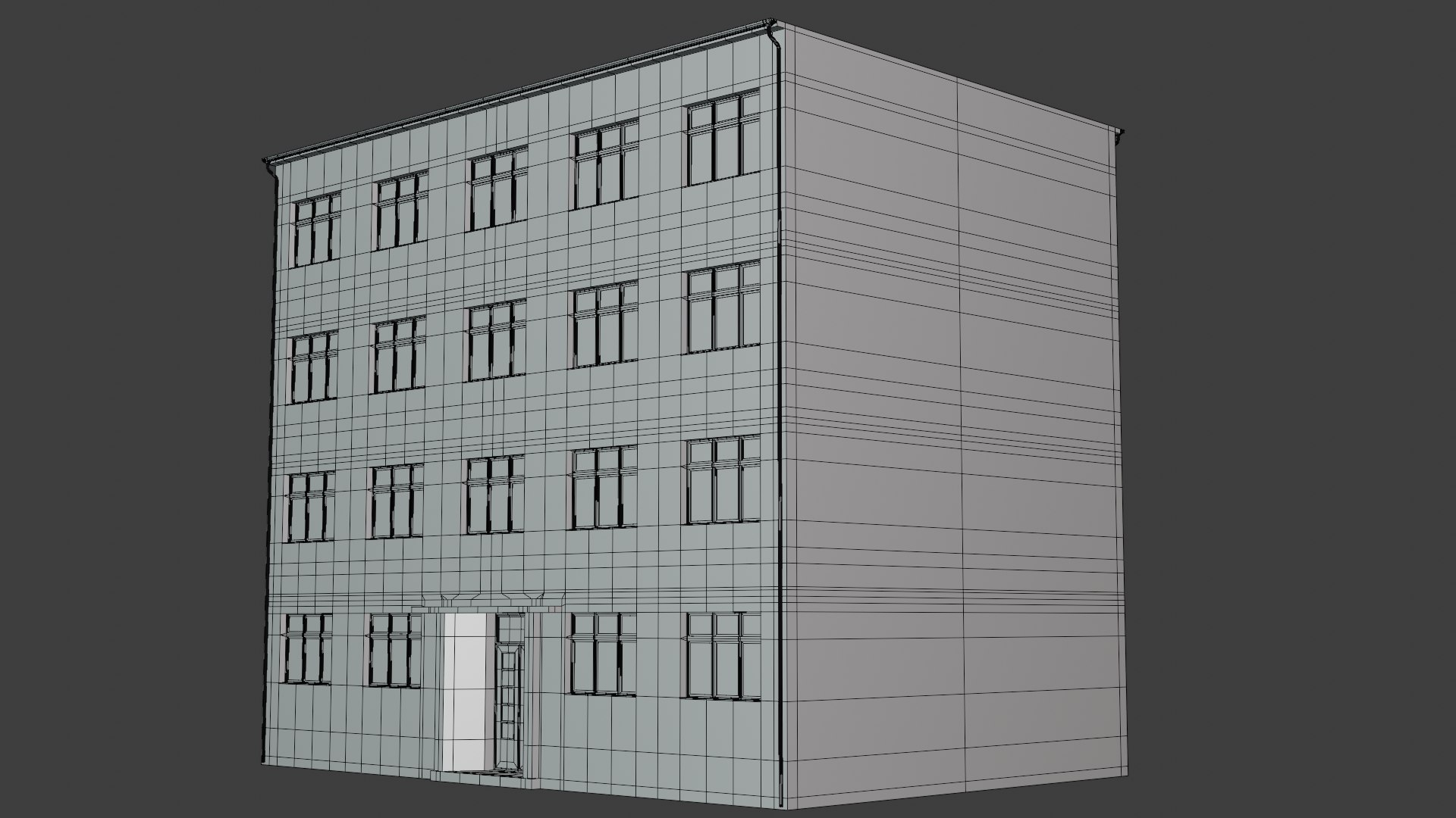 Apartment Building With Graffiti 3D Model - TurboSquid 2246087