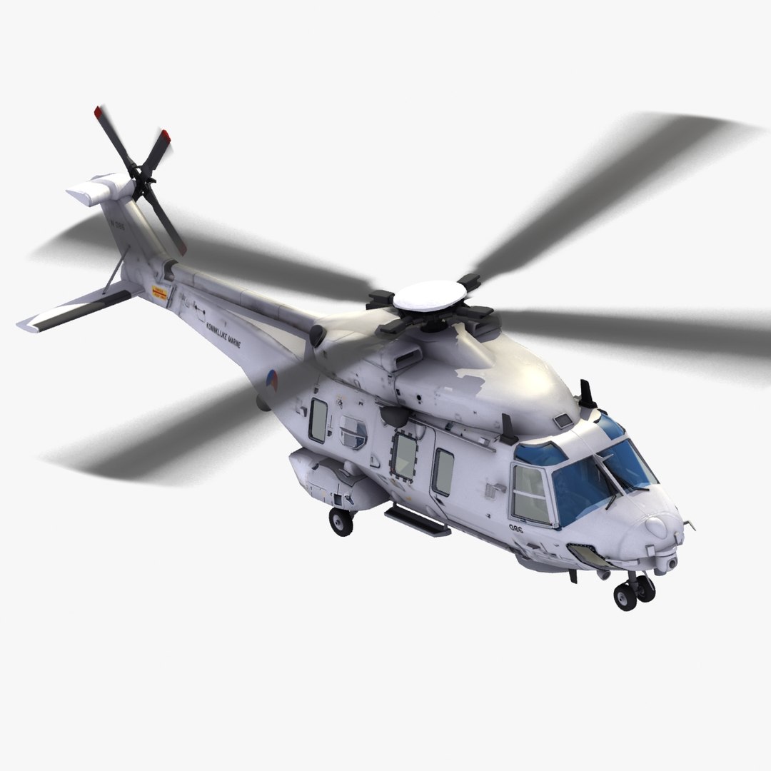 nh90 military helicopter royal 3d model