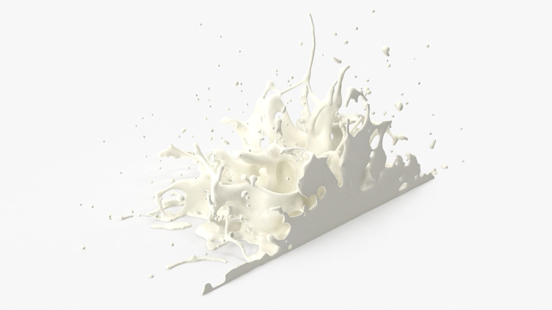 3D Milk Splash 21 Model - TurboSquid 1914231