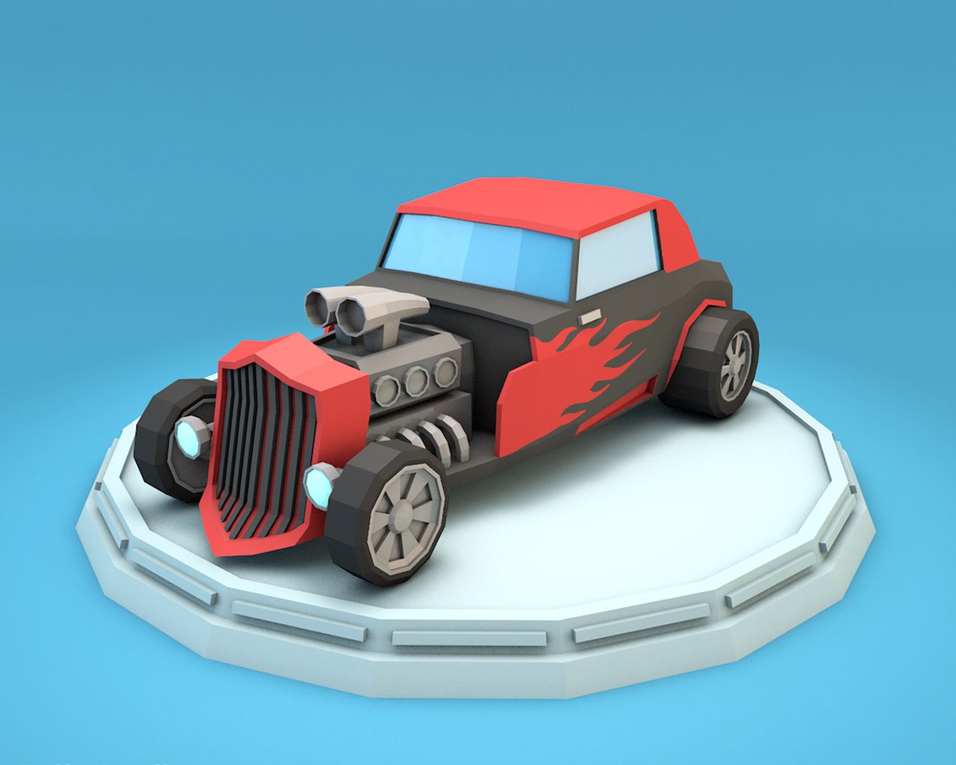 3D Cars Racing Cartoon Pack - TurboSquid 1167924