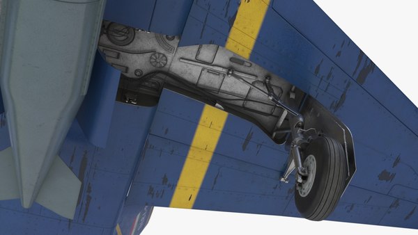 modelo 3d Avión de combate iraní HESA Saeqeh azul - TurboSquid 2313995