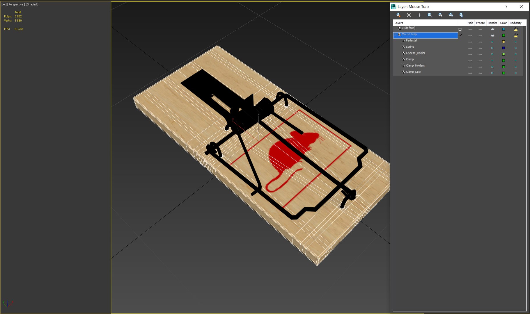 Mouse trap 3D model - TurboSquid 1472483