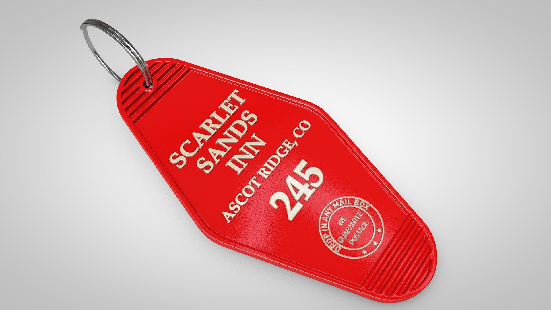 Vintage Hotel Key Tag 3D Model - TurboSquid 2516938