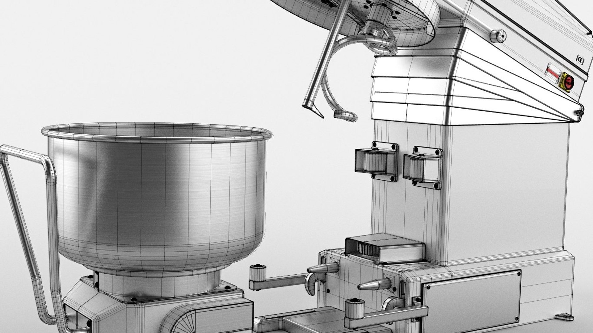 Mixer Machinery Planetary 3D Model - TurboSquid 1525476