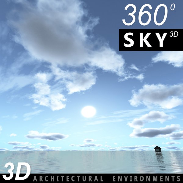 3d 3ds sky clouds
