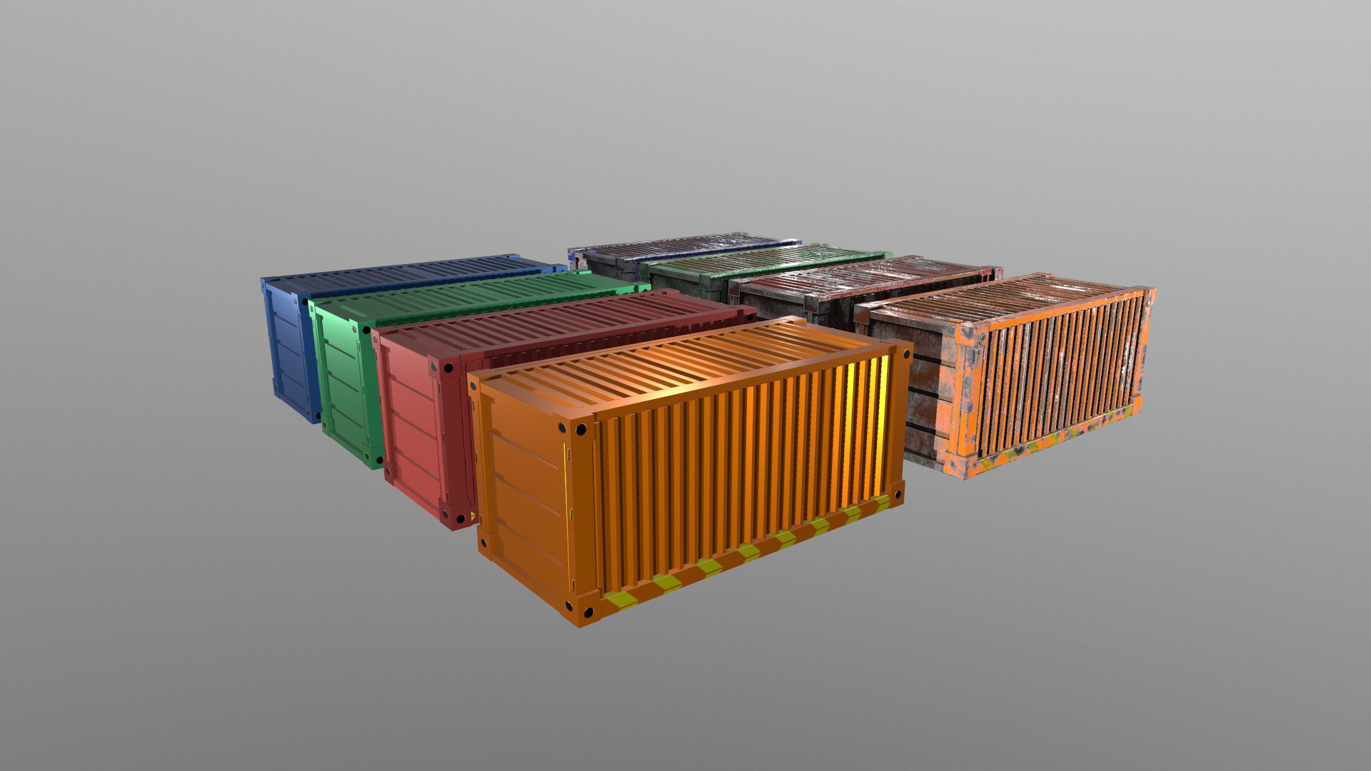 Conteiners Model - TurboSquid 2215234