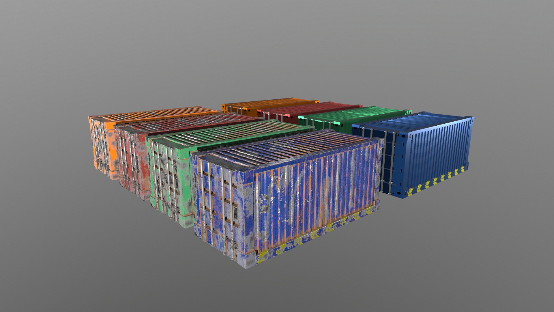 Conteiners Model - TurboSquid 2215234