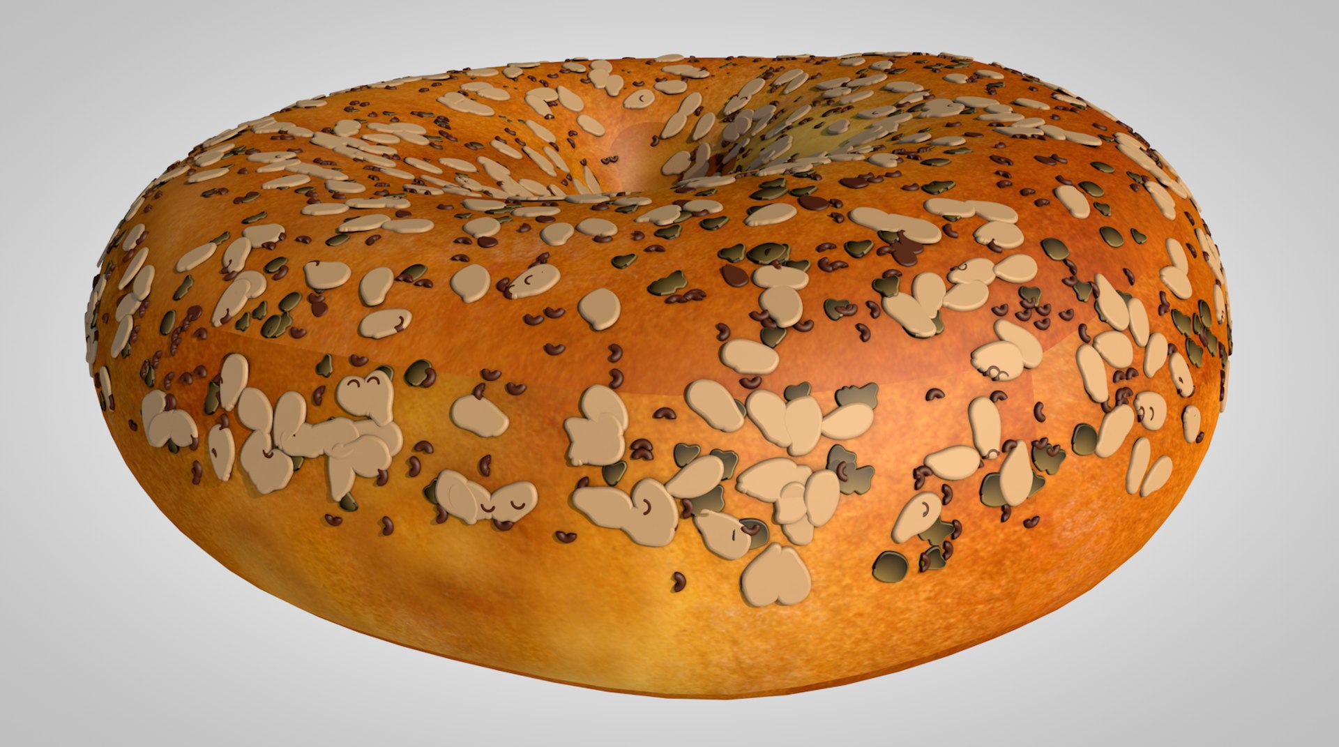 3D Bagel Food Model - TurboSquid 1434477