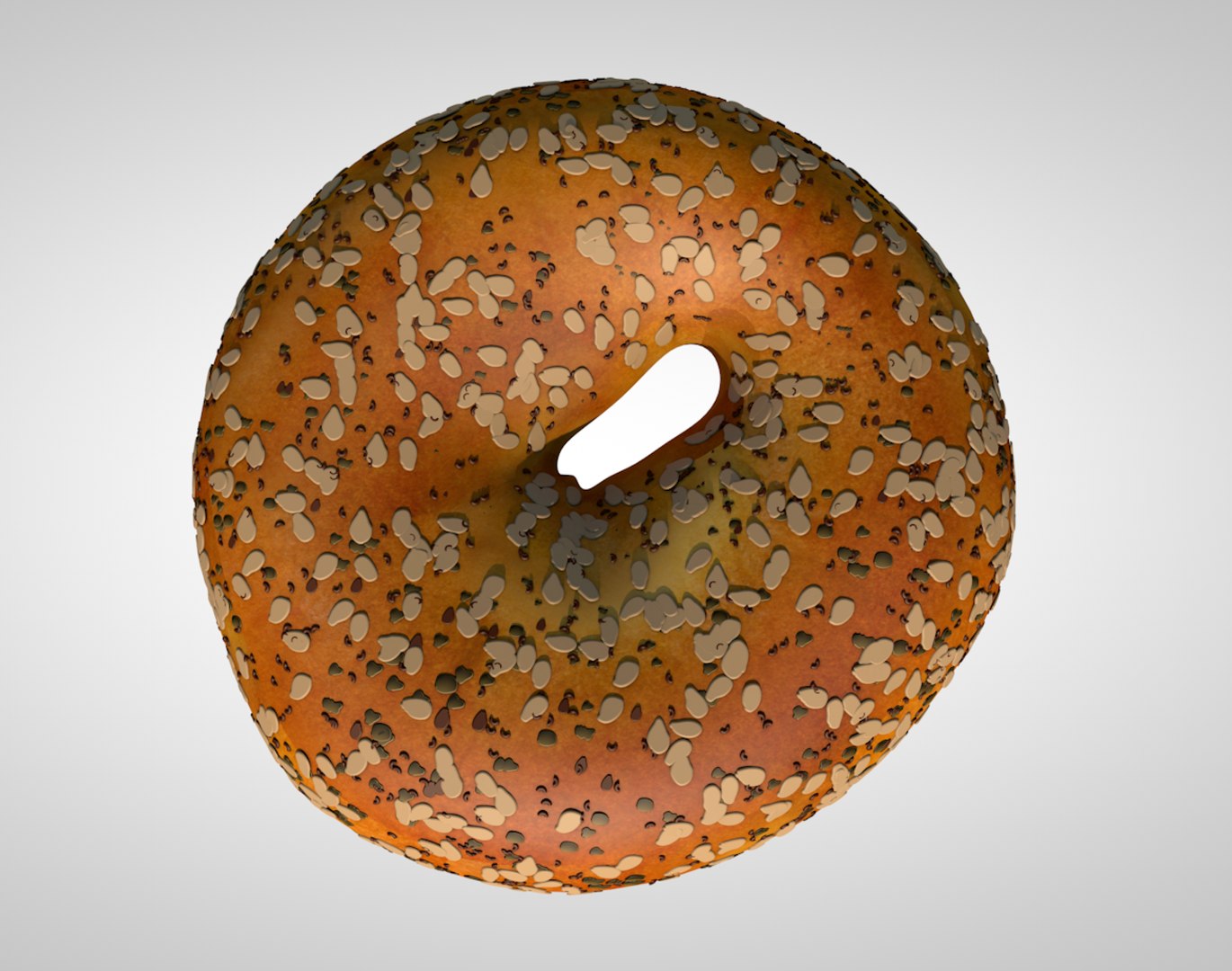 3D Bagel Food Model - TurboSquid 1434477