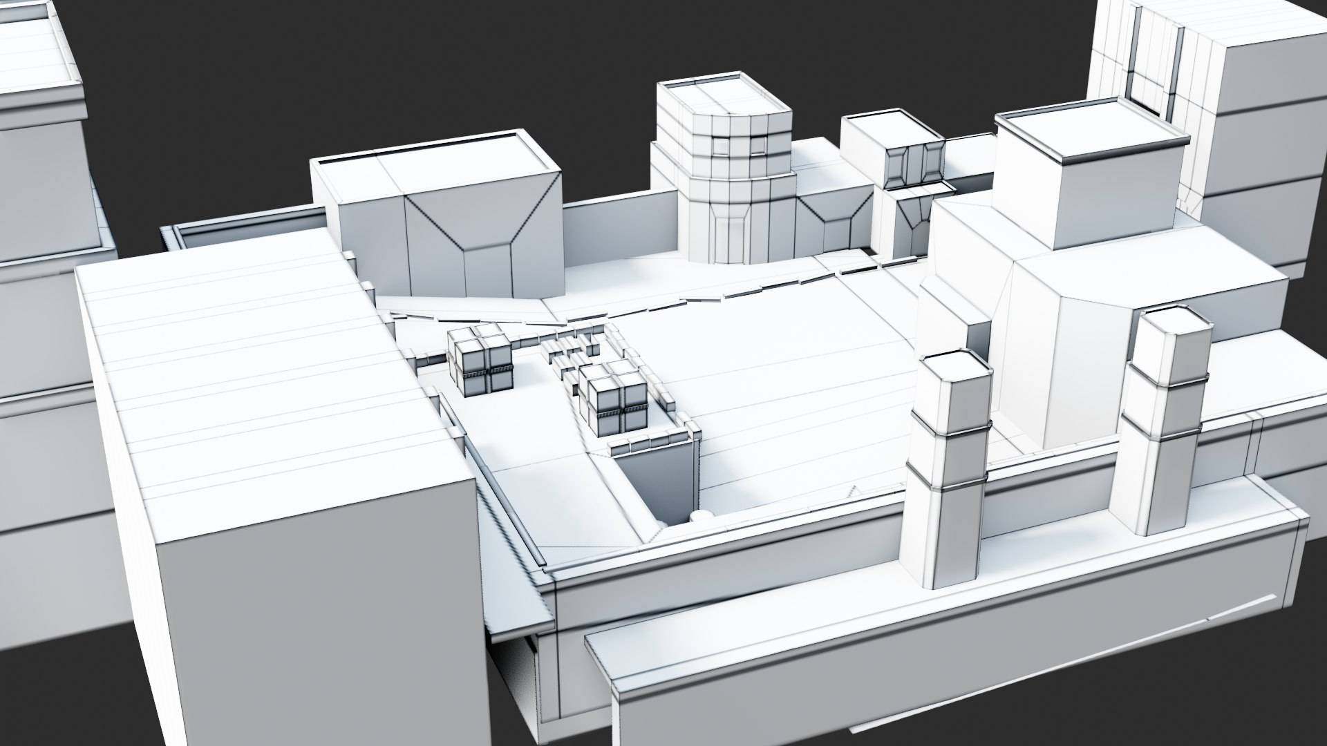 Simple Buildings 3D - TurboSquid 1660174
