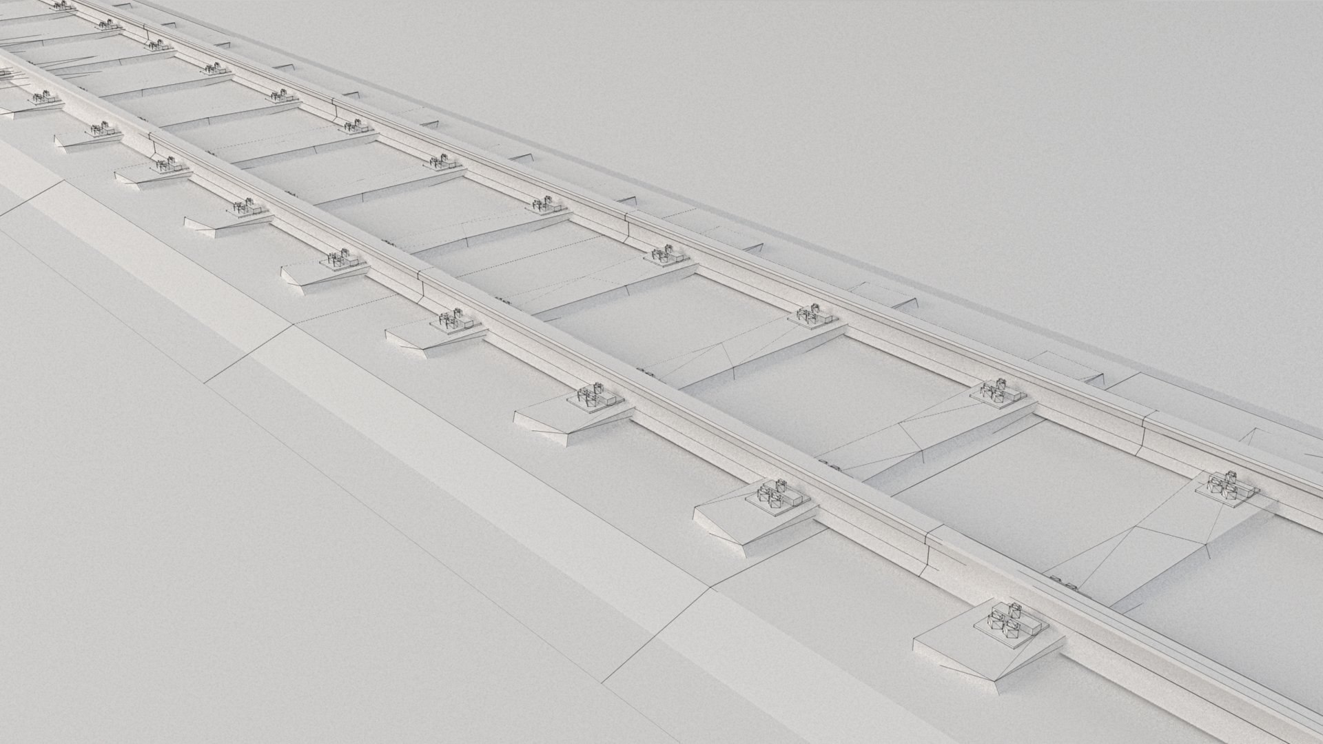 Railway Track 3D Model - TurboSquid 1525813