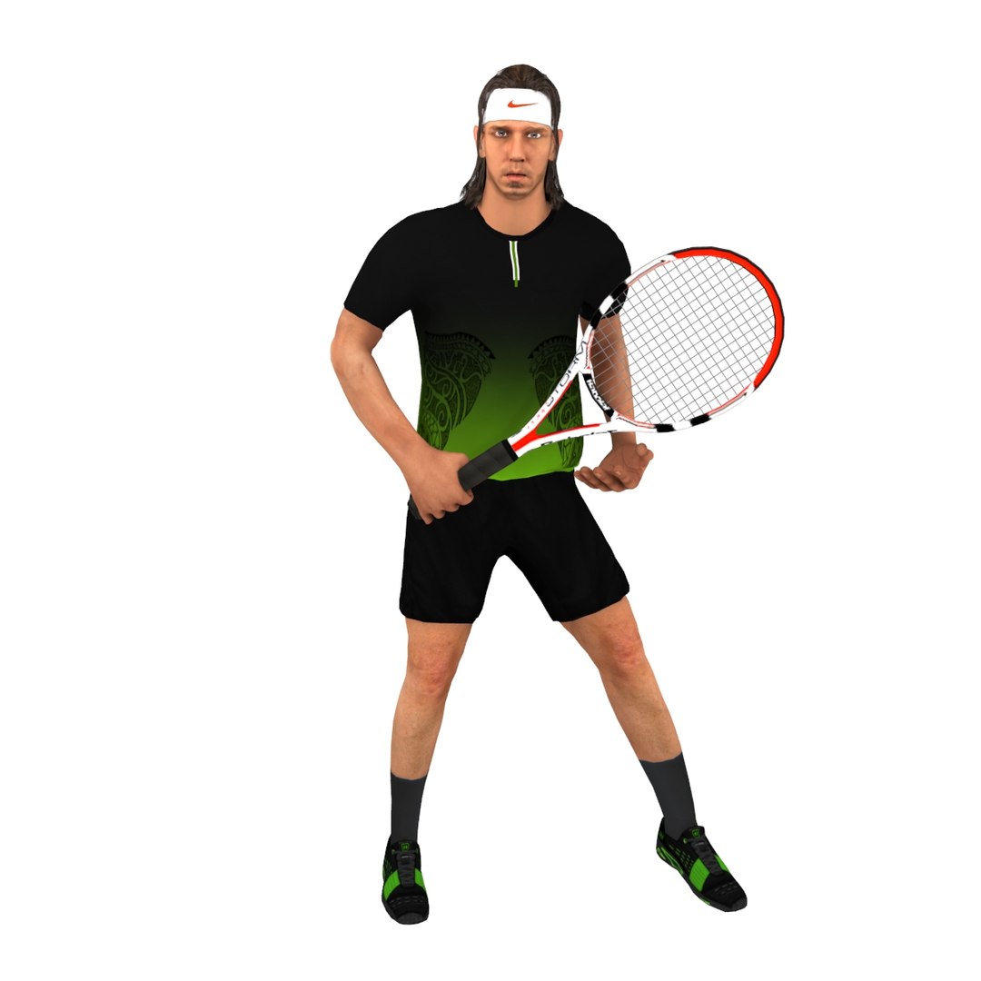 Rigged Tennis Player Animations 3d Max