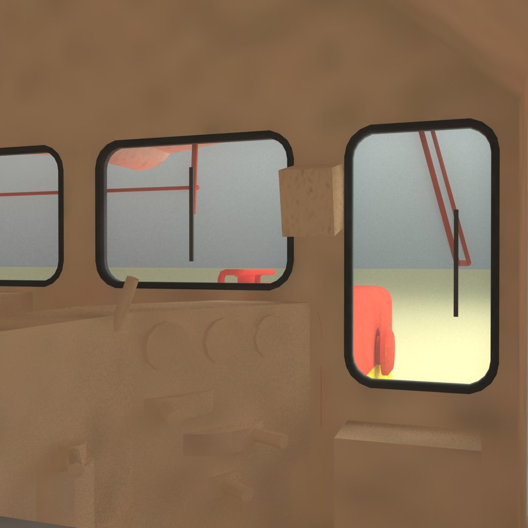 Emd Sd22eco Locomotive Engine Diesel 3d Max